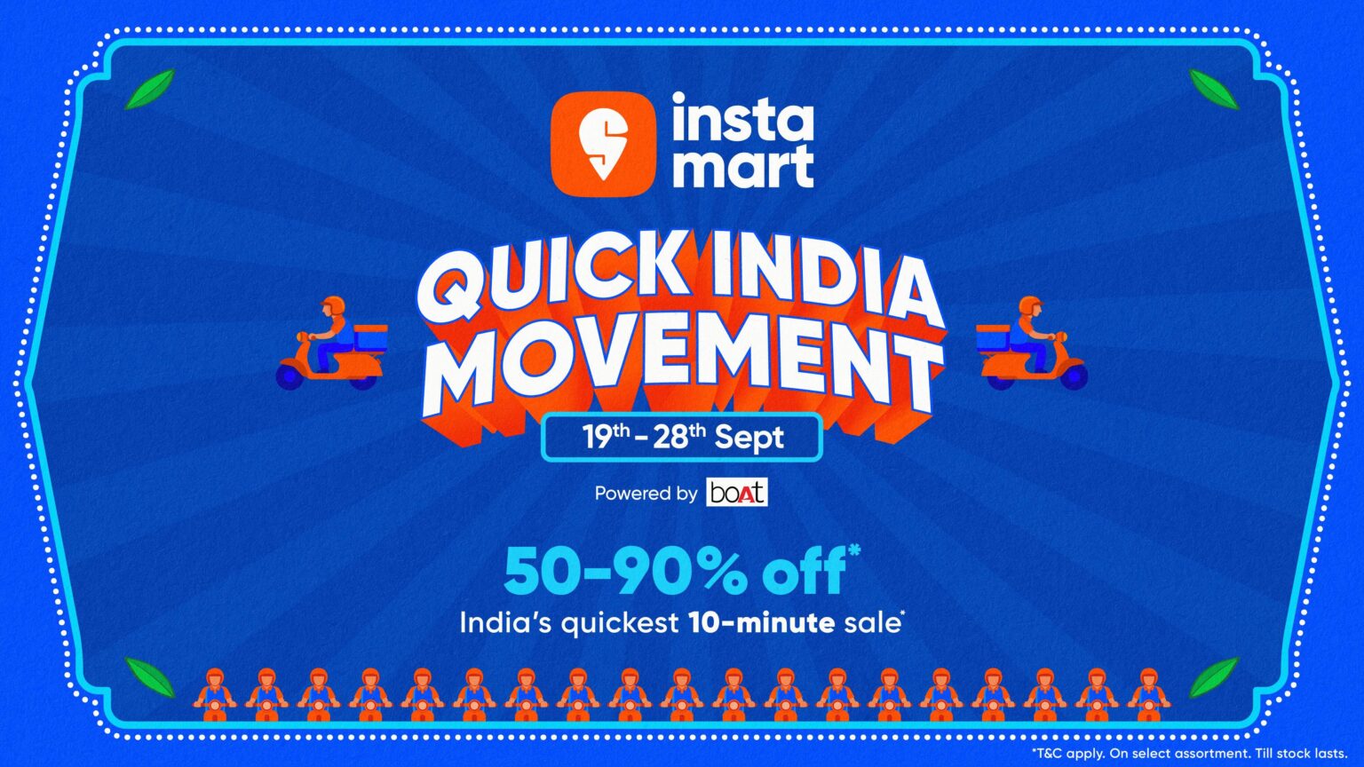 Instamart Quick India Movement, India’s quickest sale, to start from ...
